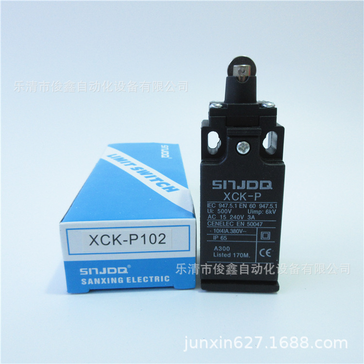 SNJDQ行程开关XCK-P102 限位开关自复位 一开一闭滚轮柱塞式-阿里巴巴