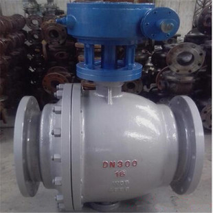 Q347Y涡轮转动硬密封固定式球阀 Q347Y-16C DN300-阿里巴巴