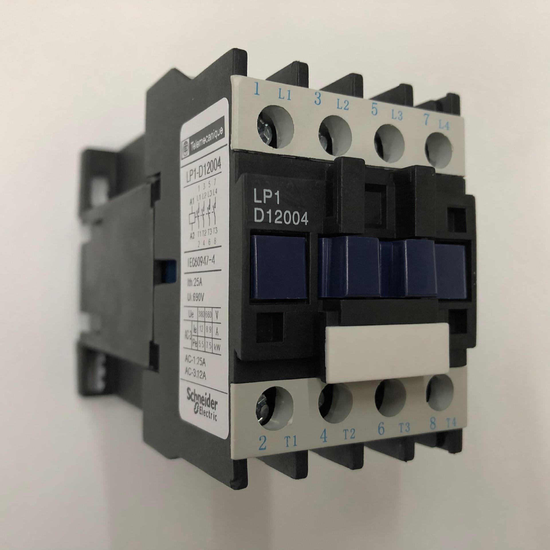 原装正品LP1-D12004 DC125V 4常开 Schneider四级直流接触器-阿里巴巴