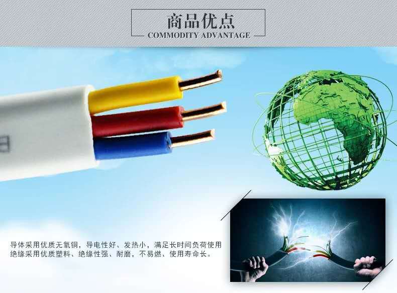BVVB RVVB扁护套线2*1.5 2*2.5 2*4 3*2.5 3*4 3*6平方国标铜电线-阿里巴巴