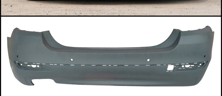 适用宝马5系F18后保险杠防撞杠 保险杠改装新款防撞杠 后包围护杠-阿里巴巴