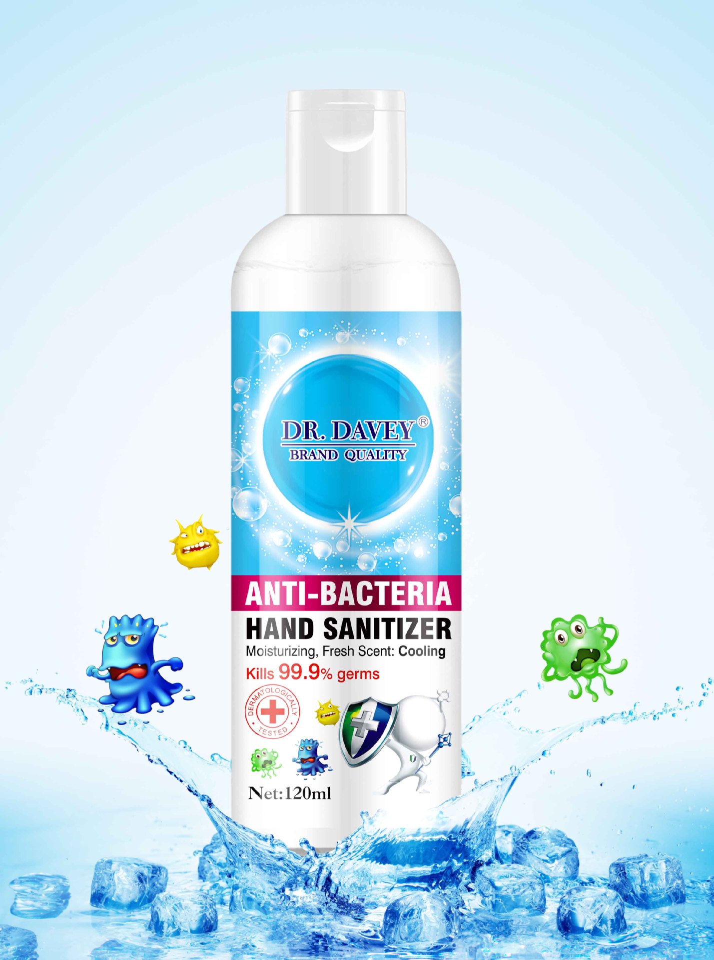 亚马逊 alcohol Hand Sanitizer 消毒凝胶抑菌洗手液英文版-阿里巴巴