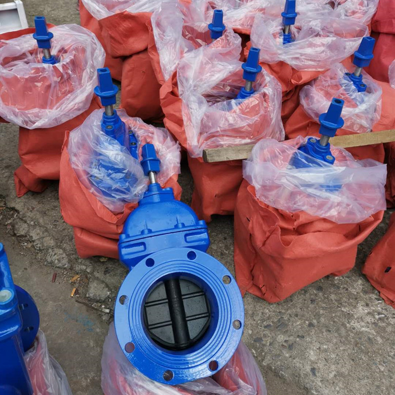 地埋式弹性座封闸阀SZ45X 软密封暗杆地下阀（加长杆）钥匙杆另购-阿里巴巴