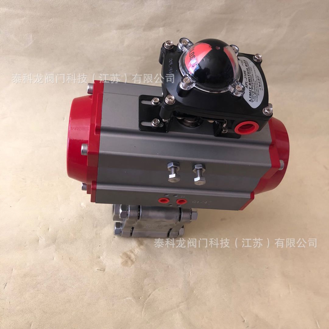 Q611F-40P/64P不锈钢304高压内螺纹气动球阀三片式丝扣口气开球阀-阿里巴巴
