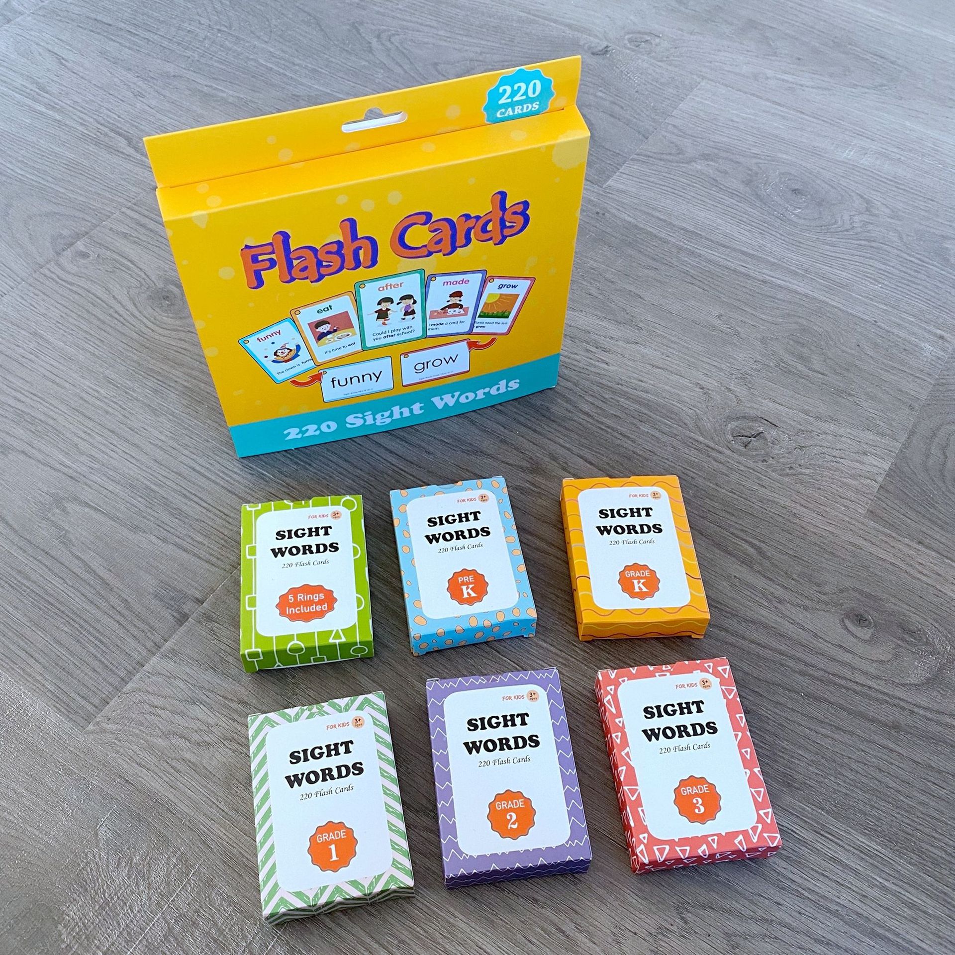 220 Sight words闪卡Flash cards高频词汇道奇Dolch幼儿英语启蒙-阿里巴巴