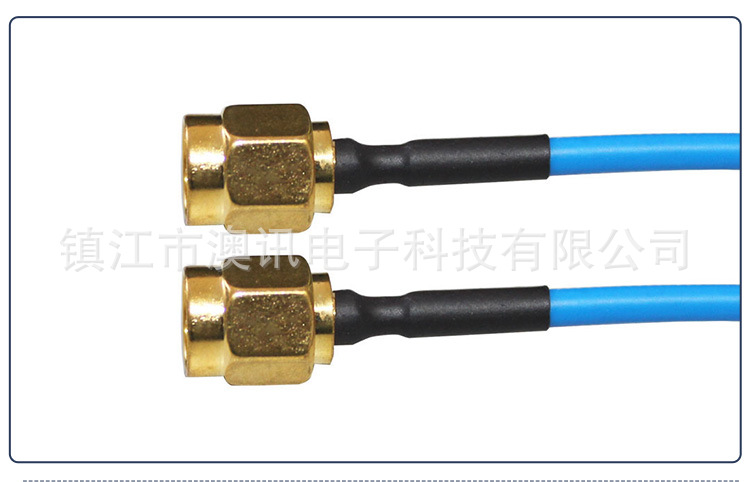 SMA-JB2 接RG405线 射频同轴转接线 SMA弯式公头转SMA直式公头-阿里巴巴