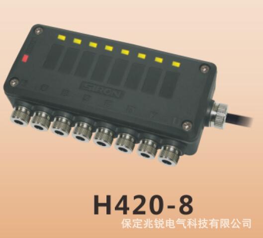 SIRON胜蓝4/6/8孔位Mini传感器防水接线盒LED指示灯H420系列-阿里巴巴