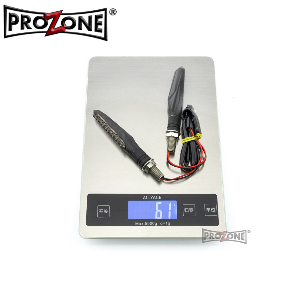 PROZONE 跨境热销摩托车配件 带角一字条形335灯珠LED转向信号灯-阿里巴巴