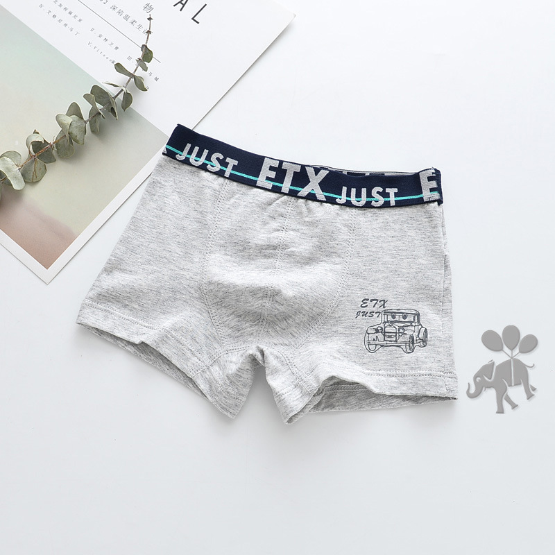ETX JUST儿童内裤男童纯棉a类青少年学生内裤 8-20岁大童内裤5条-阿里巴巴