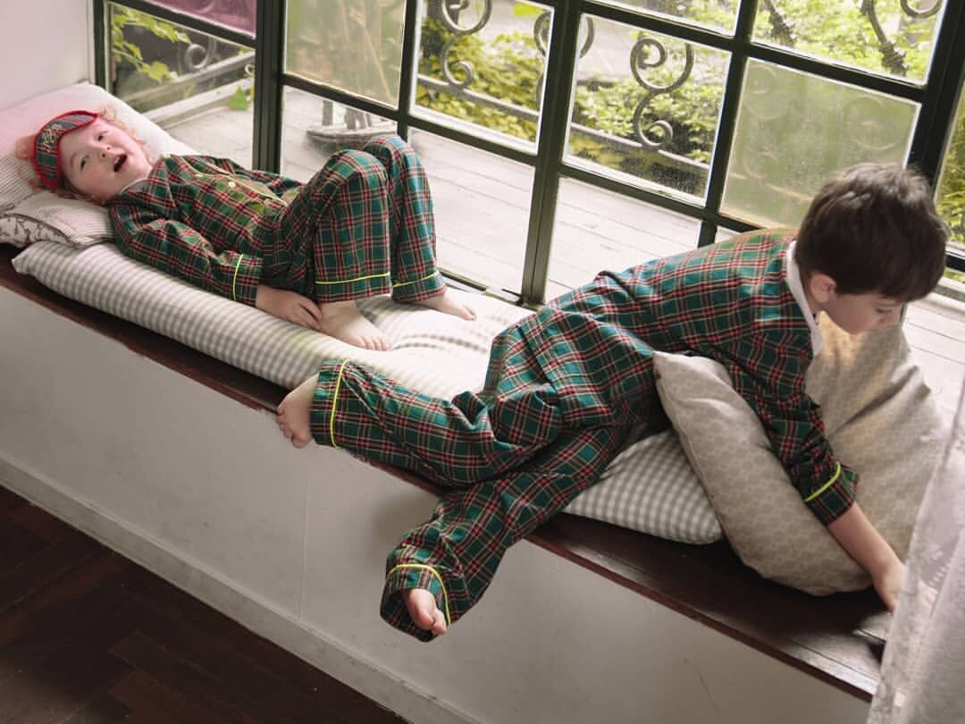 Ins children's clothes 2022 spring and autumn children's pajamas set ...