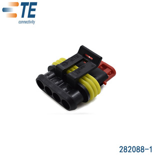 AMP/TE 安普 TYCO 泰科 汽车连接器 282088-1 防水接插件 塑壳4孔-阿里巴巴