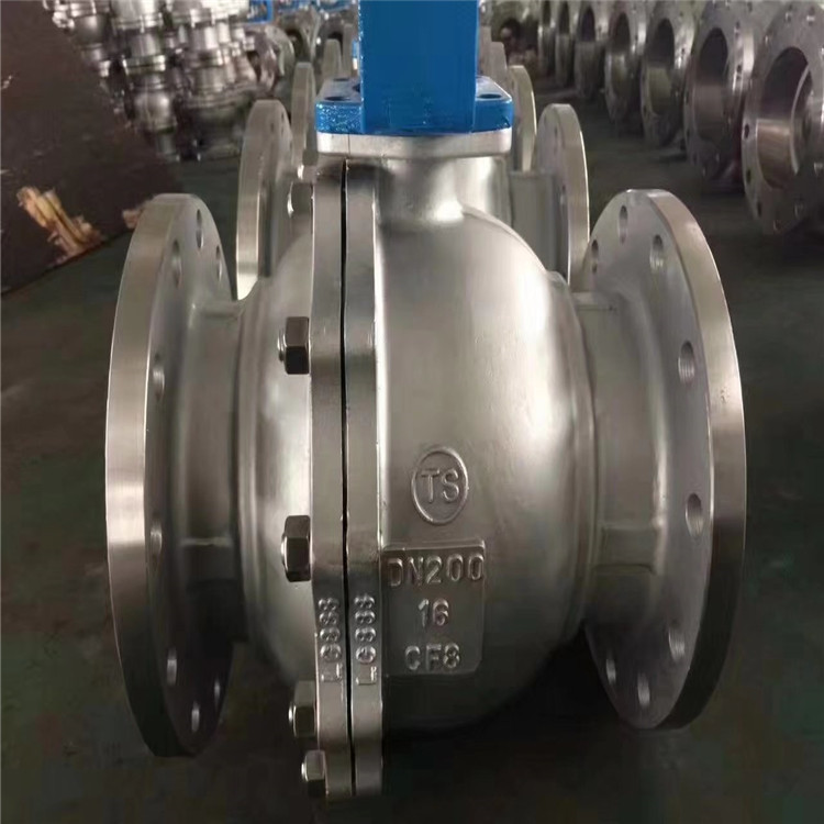 Q41F-10P 不锈钢304法兰浮动球阀 Q41F 两片式法兰球阀-阿里巴巴