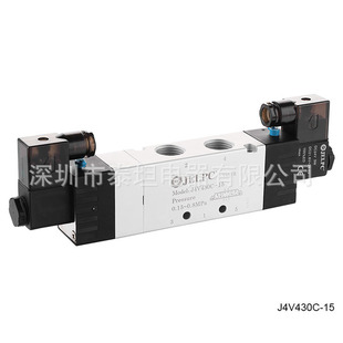 佳尔灵气动JELPC 电磁阀 J4V430C-15 三位五通换向阀-阿里巴巴