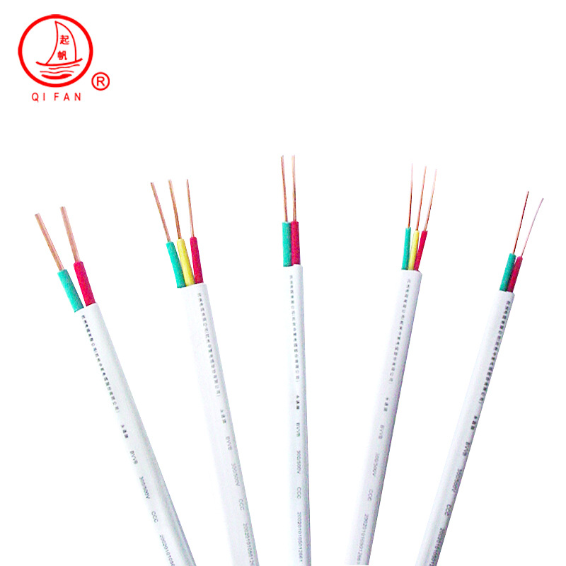 上海起帆电缆BVVB国标2芯2.5/4/6/10平方扁平护套线缆 家用电线-阿里巴巴