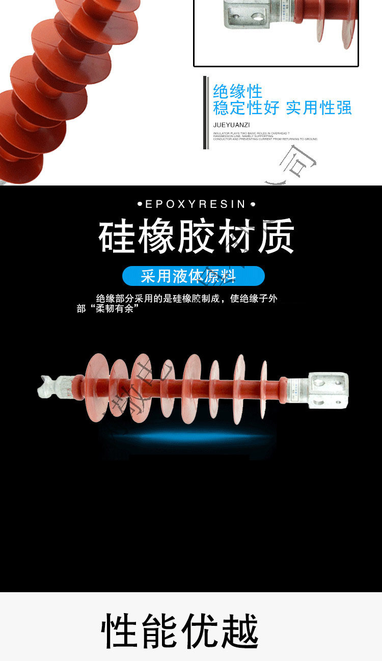 现货供应硅橡胶 复合横担绝缘子 FS-35/5 35KV复合绝缘子-阿里巴巴