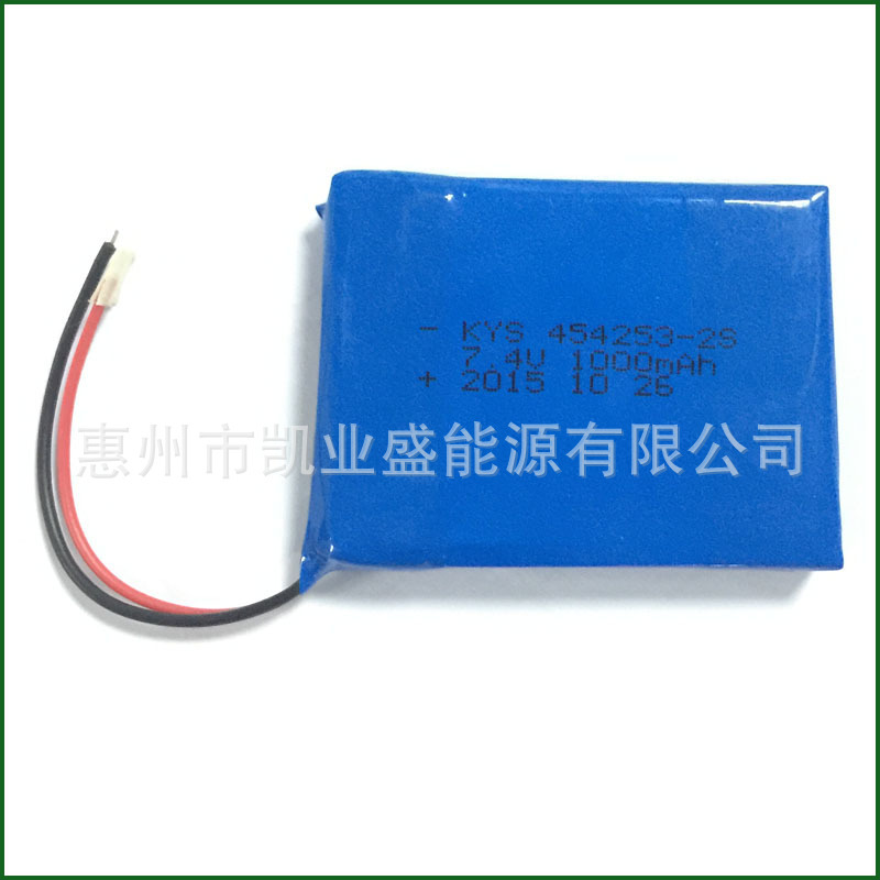 两串7.4V 1000mAh 454253-2S 10*45*55mm 按摩器专用锂电池组-阿里巴巴