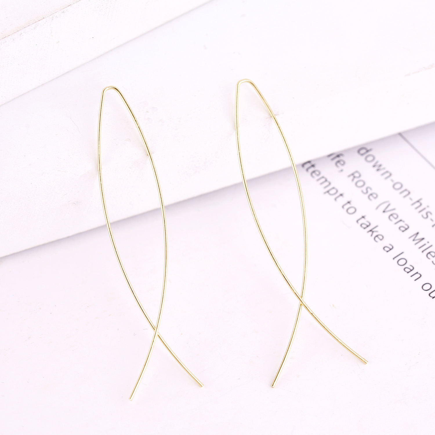 Wholesale explosion style simple wild large ring ear ring circle ...