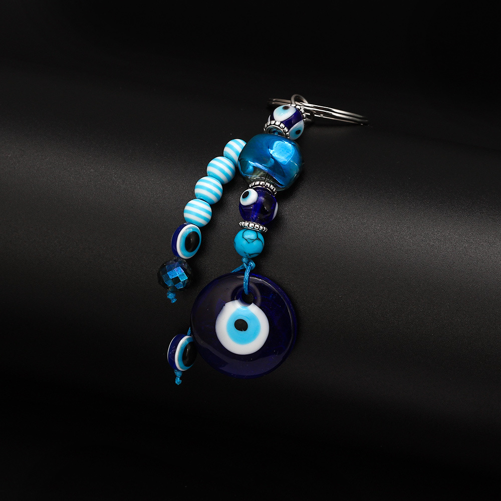 Blue color evil eye blue eyes keychain,KEYCHAIN&BROOCHES