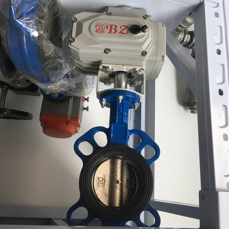 厂家直销电动蝶阀D971X-16软密封对夹铸铁衬胶蝶阀dn125-阿里巴巴