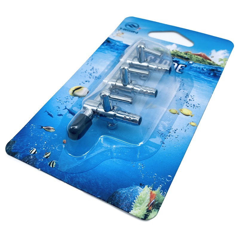 海心型号DA02B彩卡包装水族箱气泵调节阀4mm铜镀铬分流分配器-阿里巴巴