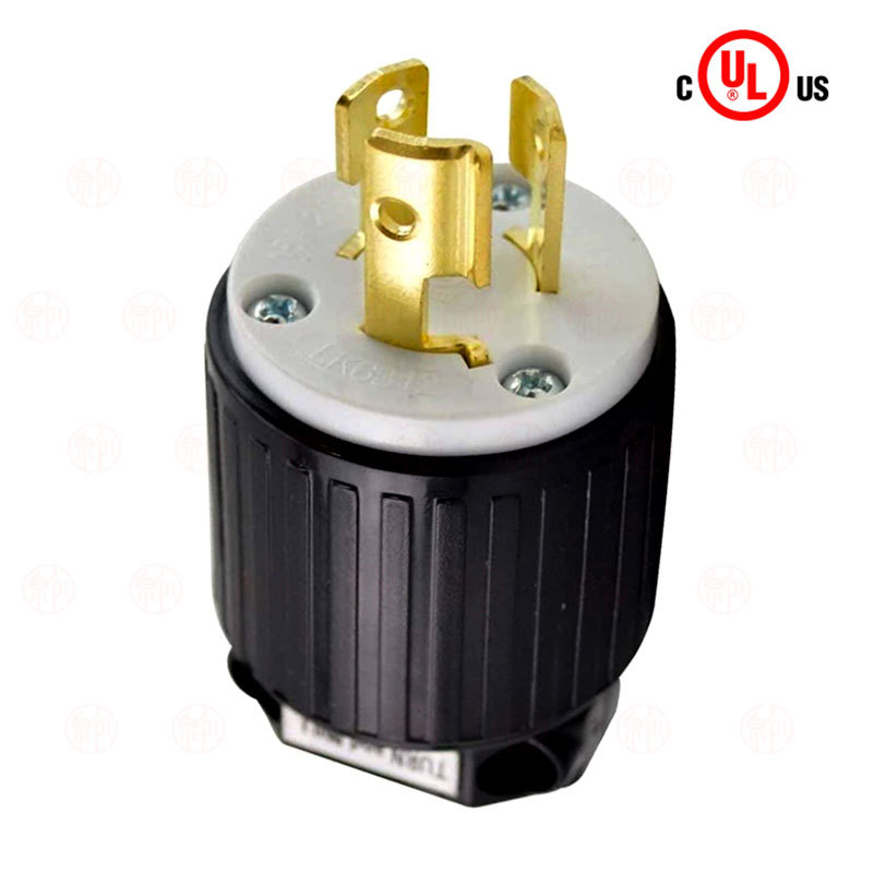 NEMA L6-15P美规工业电源插头LK-6312 15A 250V LOCKING PLUG-阿里巴巴