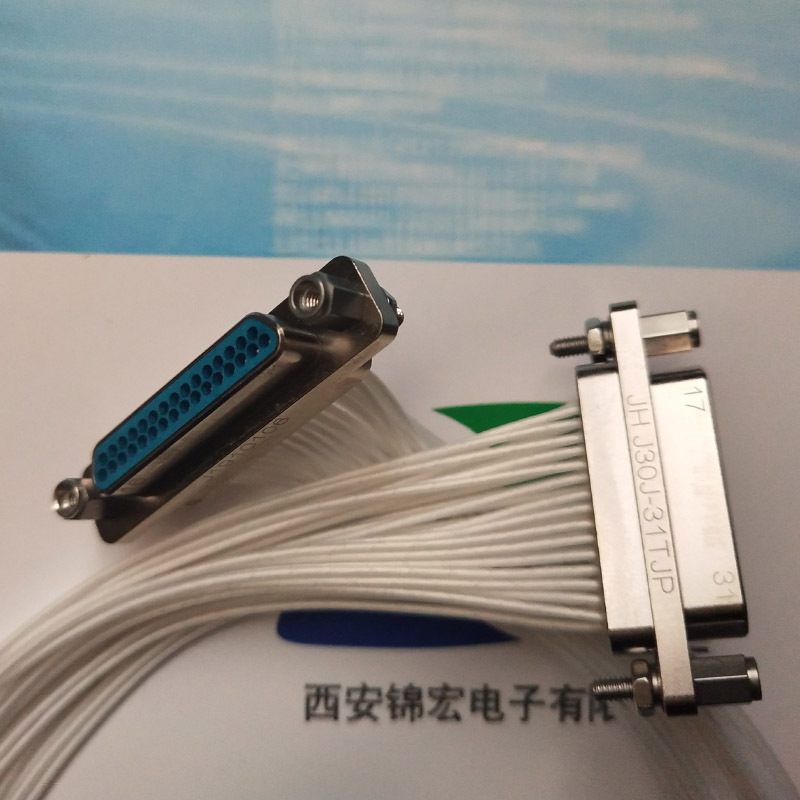 航插J30J-37ZKP J30J-37ZK压接矩形连接器（线长另核价）-阿里巴巴