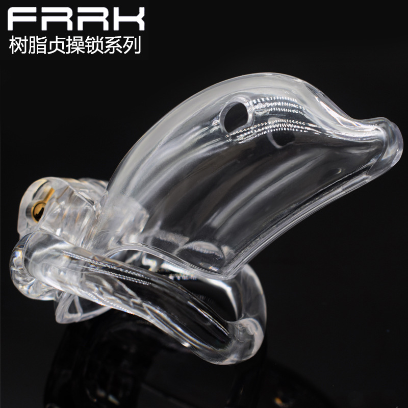 FRRK-60男用贞操锁cb小金鱼透明短款轻便透气情趣用品另类玩具-阿里巴巴