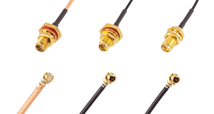 SMA-K防水接头圆盘式转IPX rf1.13线长10CM 天线接口-阿里巴巴