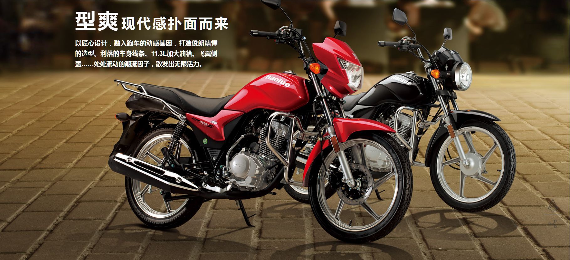 供应江门大长江豪爵牌翼爽款摩托车125CC男装燃油跨骑HJ125-23A-阿里巴巴