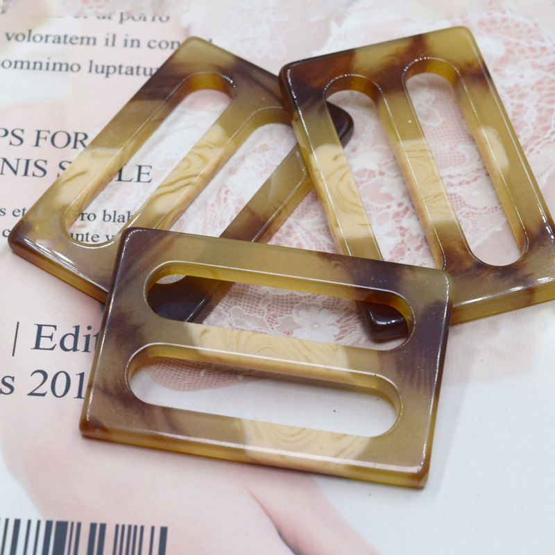 4cm stick flower resin waist buckle trench coat new pattern three ...