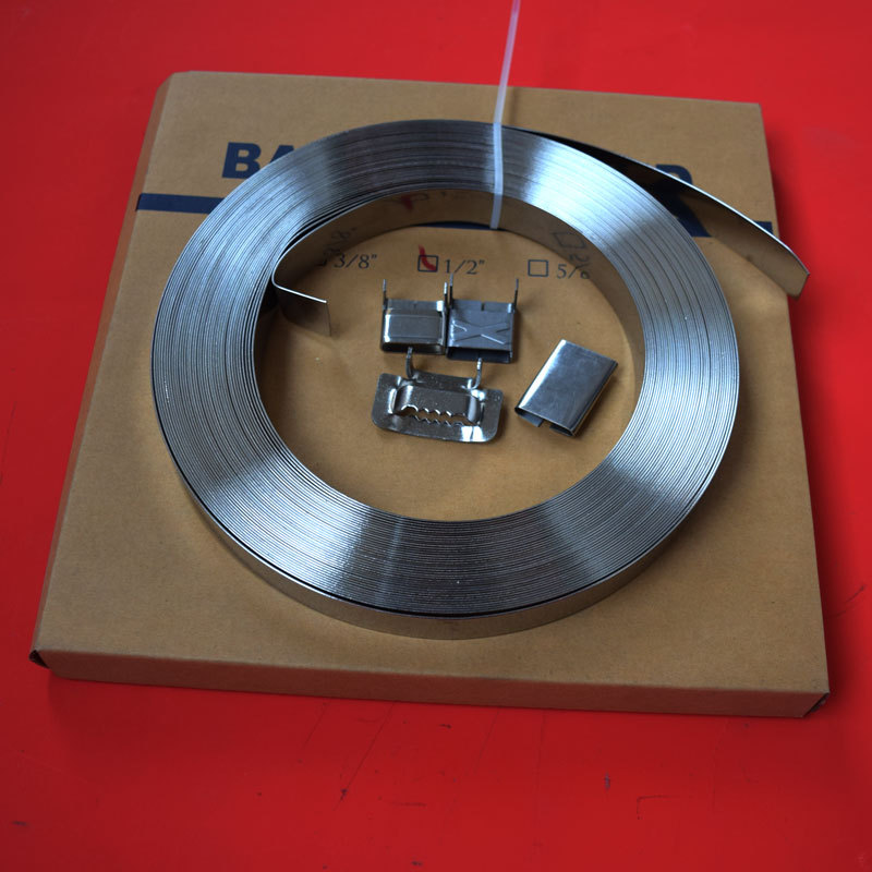 201 stainless steel packing belt stainless steel plate with pipe hoop ...