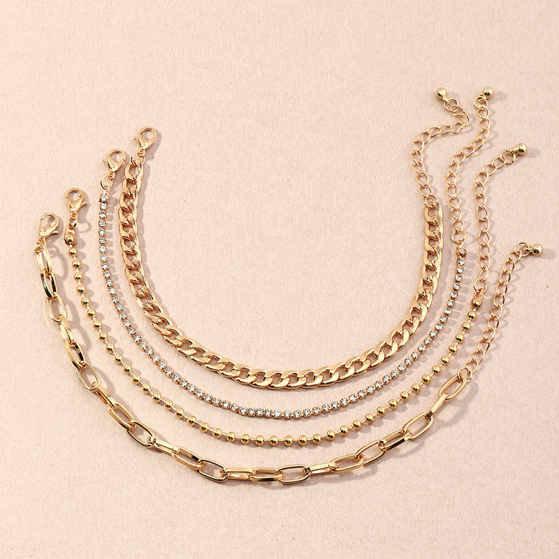Wholesale creative simple snake anklets - Nihaojewelry