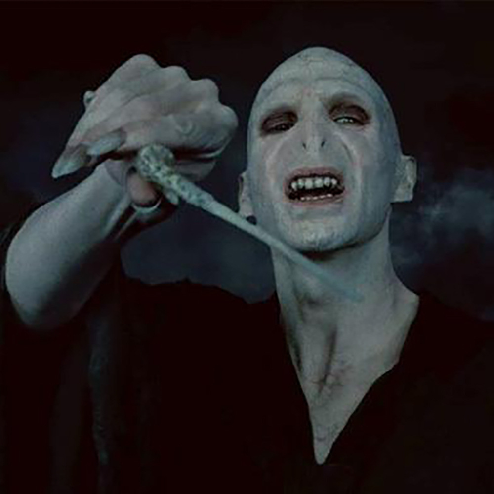 伏地魔面具万圣节cos哈利波特乳胶头套影视周边装扮道具吓人恐怖-阿里巴巴