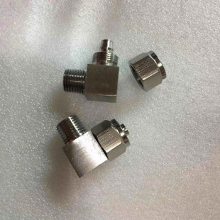 工厂批发304不锈钢快拧直角弯头 PU气管软管快插终端接头 ZG1/8寸-阿里巴巴