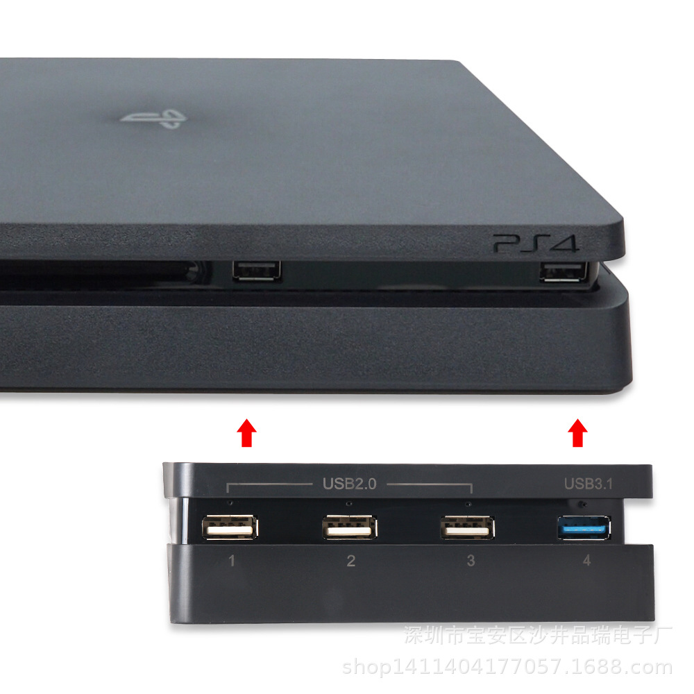 PS4 SLIM HUB 2.0 /3.0接口通用 USB扩展器 TP4-821-阿里巴巴