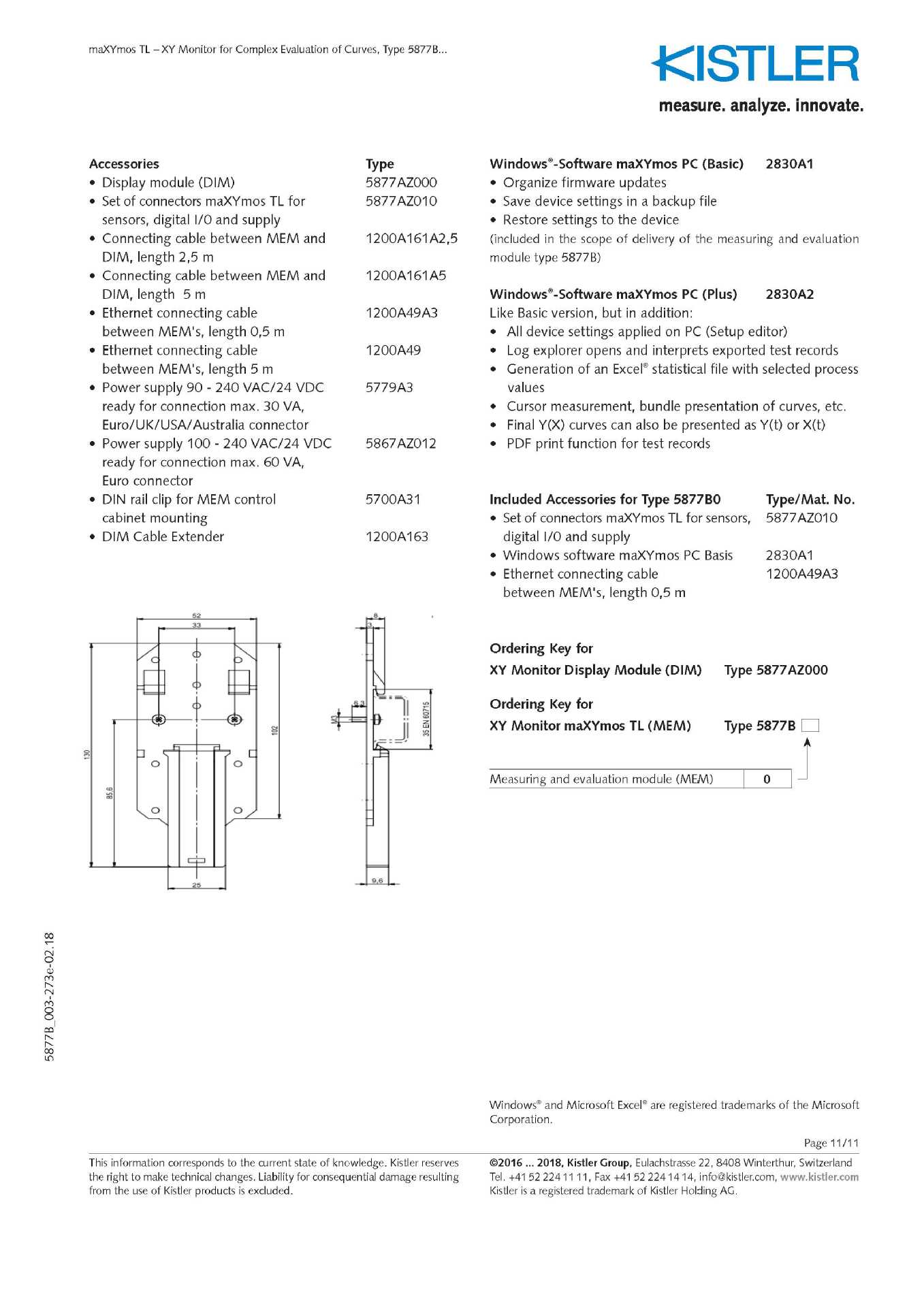 瑞士KISTLER 5877曲线分析仪的测量模块5877B0-阿里巴巴