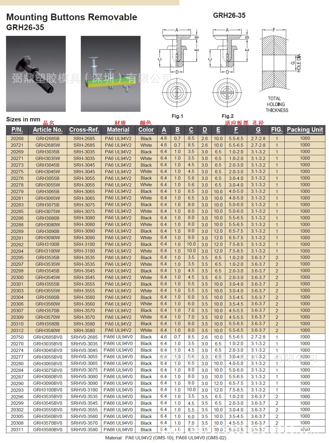 免费样品工厂供应塑料卡扣 塑料铆钉 pcb板子母铆钉 尼龙铆钉-阿里巴巴