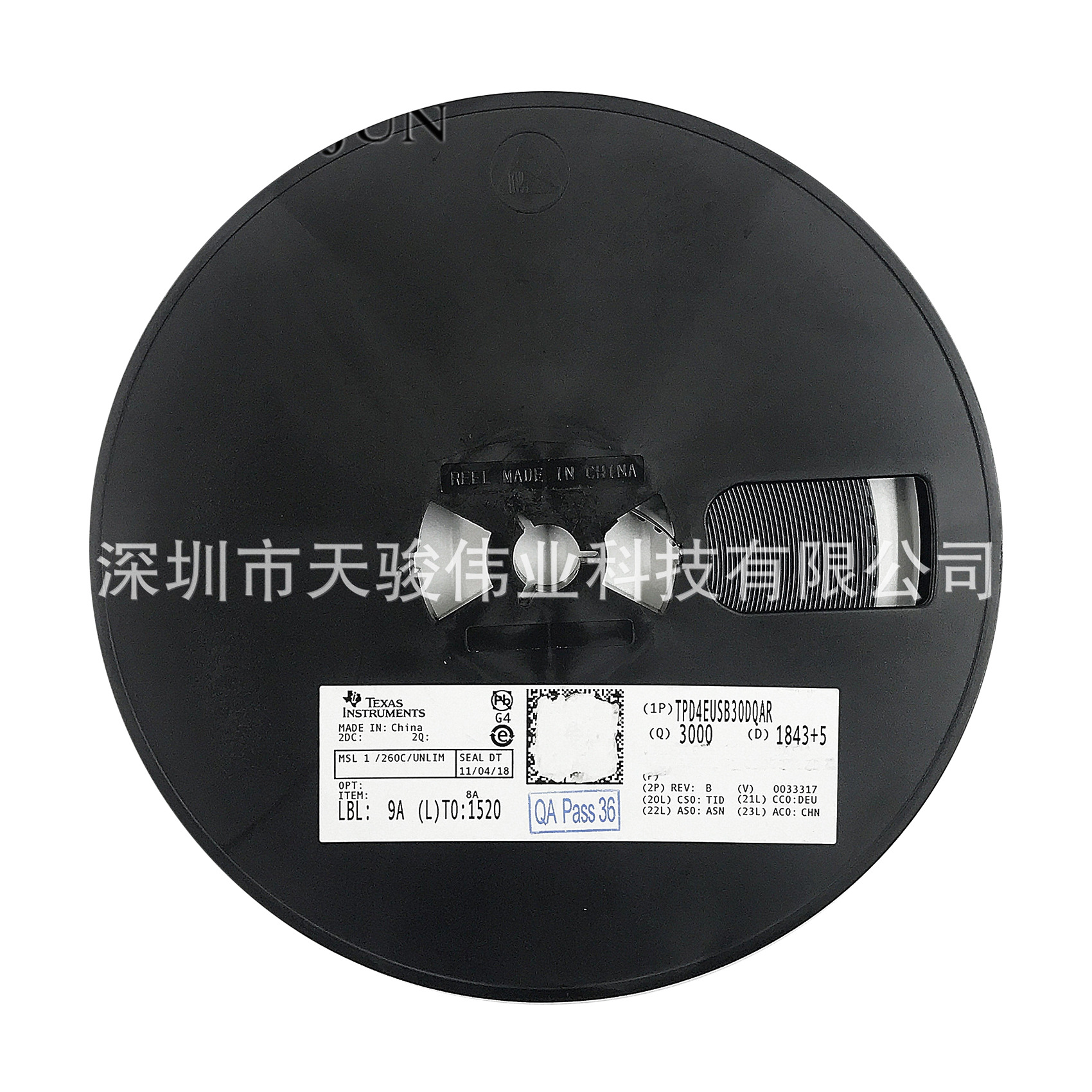 TPD4EUSB30DQAR 全新原装TI 丝印8A66V USB3.0 速ESD 4通道-阿里巴巴