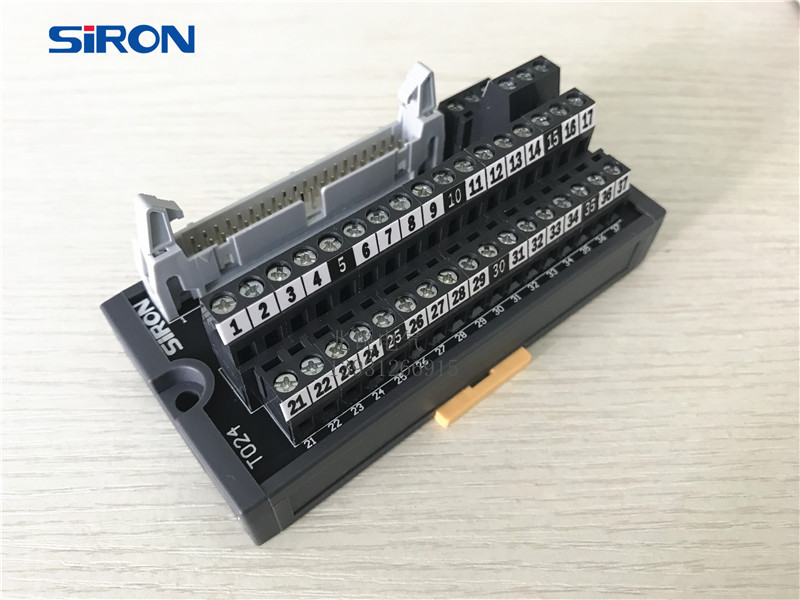 SIRON胜蓝欧式通用40P兼容各主流PLC品牌端子台T024/T024-K-阿里巴巴