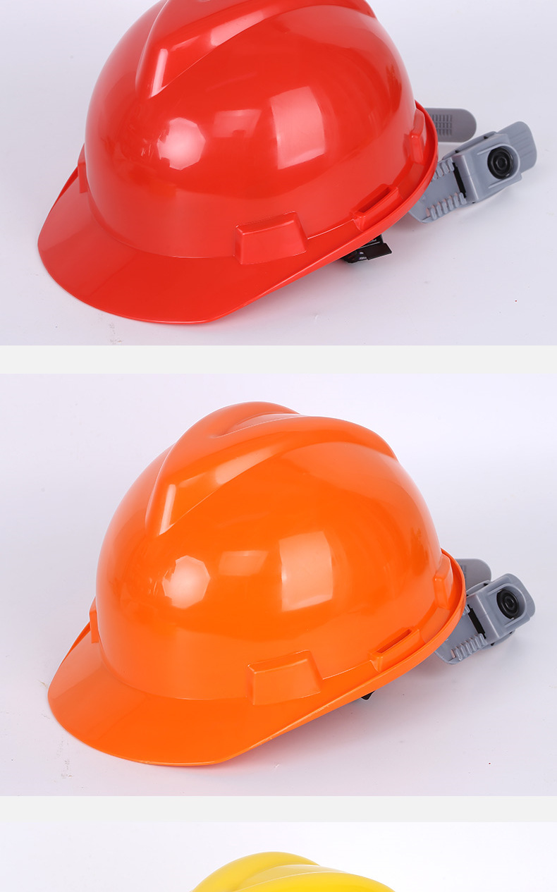 安全帽工地V型HDPE加厚防砸建筑施工防护头盔透气印字批发安全帽-阿里巴巴