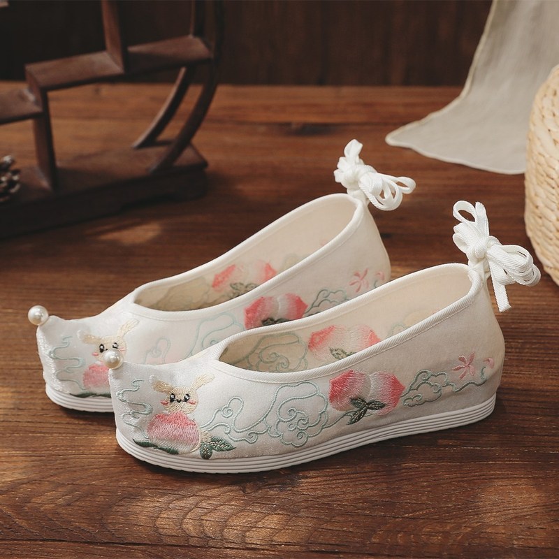 hanfu chinese dress shoes for female Bow Shoes princess fairy cosplay ...