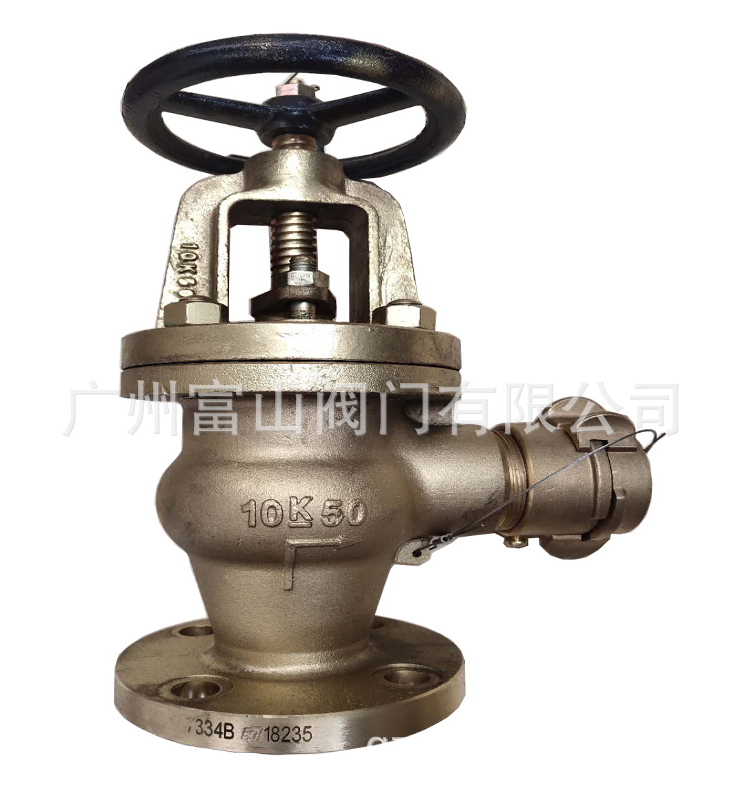 JIS.F7334 日标船用青铜直角式皮笼阀，日标法兰消防栓-阿里巴巴