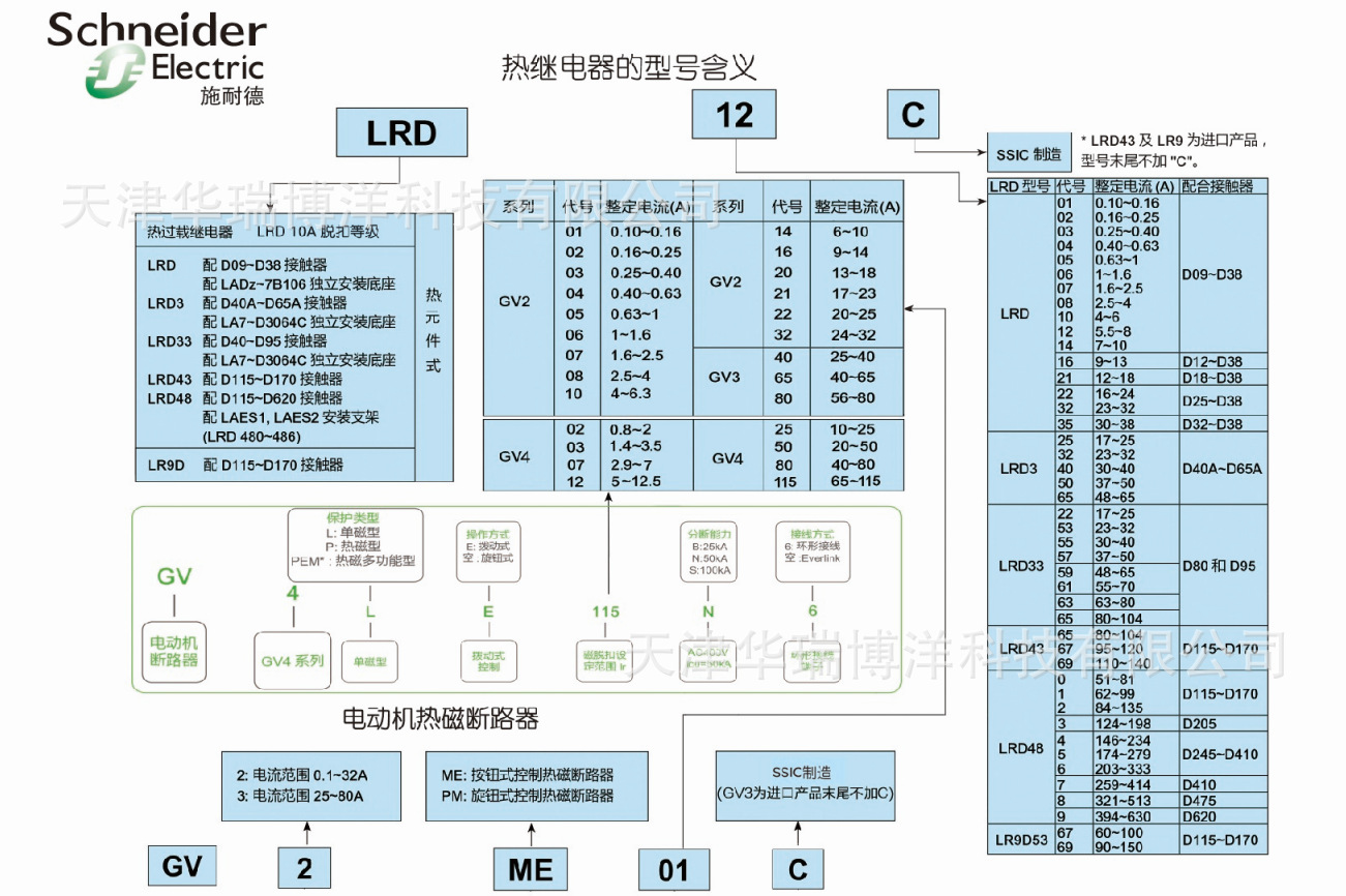 LRD系列热过载继电器LRD350C热继电器37-50A系列接触器-阿里巴巴