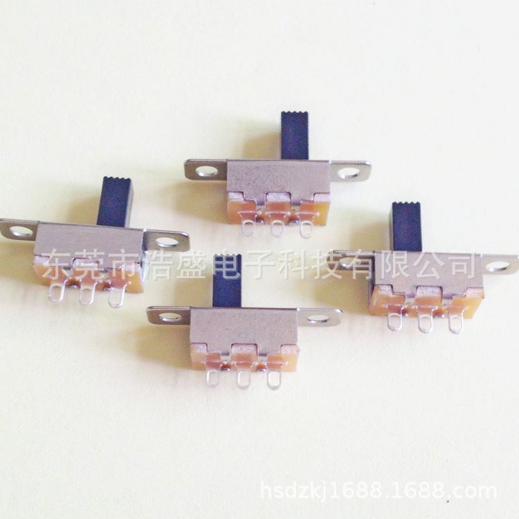 拨动开关 SS12F15G5 白壳 19.7*5.6带安装孔直柄两端摧制开关-阿里巴巴