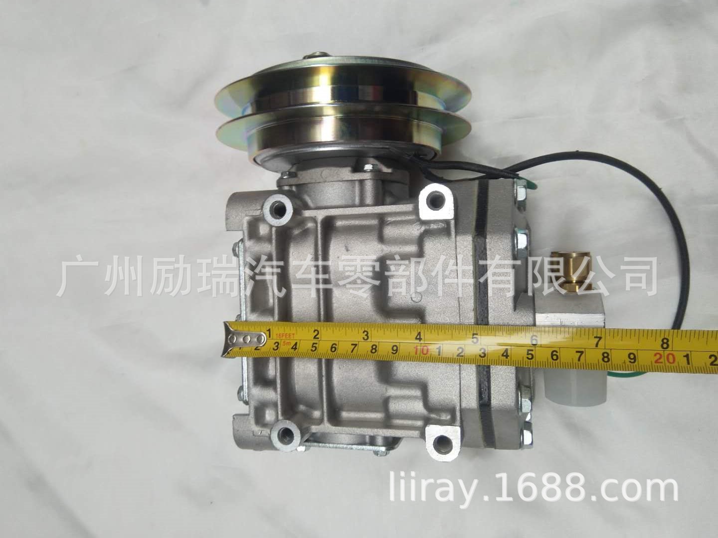 挖掘机空调压缩机方泵适用于卡特307 312V2 320B 三菱冷藏车24V-阿里巴巴