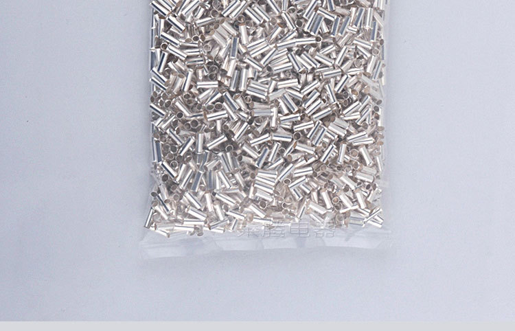 EN6012管形裸端头GT铜压接管欧式端子插针小铜管喇叭针形铜连接管-阿里巴巴