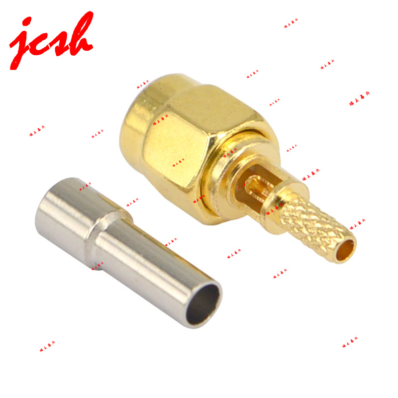SMA-JC-1.5开窗公头内针射频RF天线接头RG178 RG174 RG316 LMR100-阿里巴巴