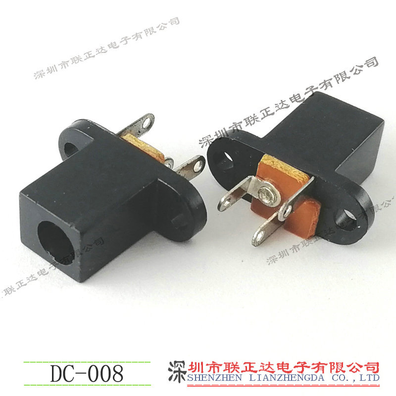 带耳朵DC3.5插座 DC JACK3.5mm 电源适配器插座 DC-008 DC连接器-阿里巴巴