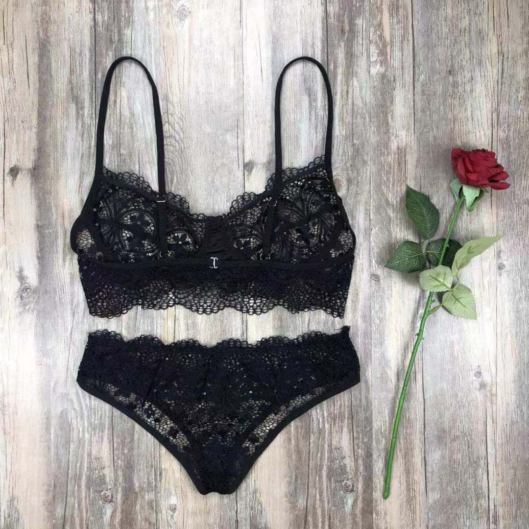 2020速卖通亚马逊wish欧美爆款蕾丝情趣内衣套装纯色睫毛蕾丝K004采购价格、怎么样、行情市场-CCEE选品中心