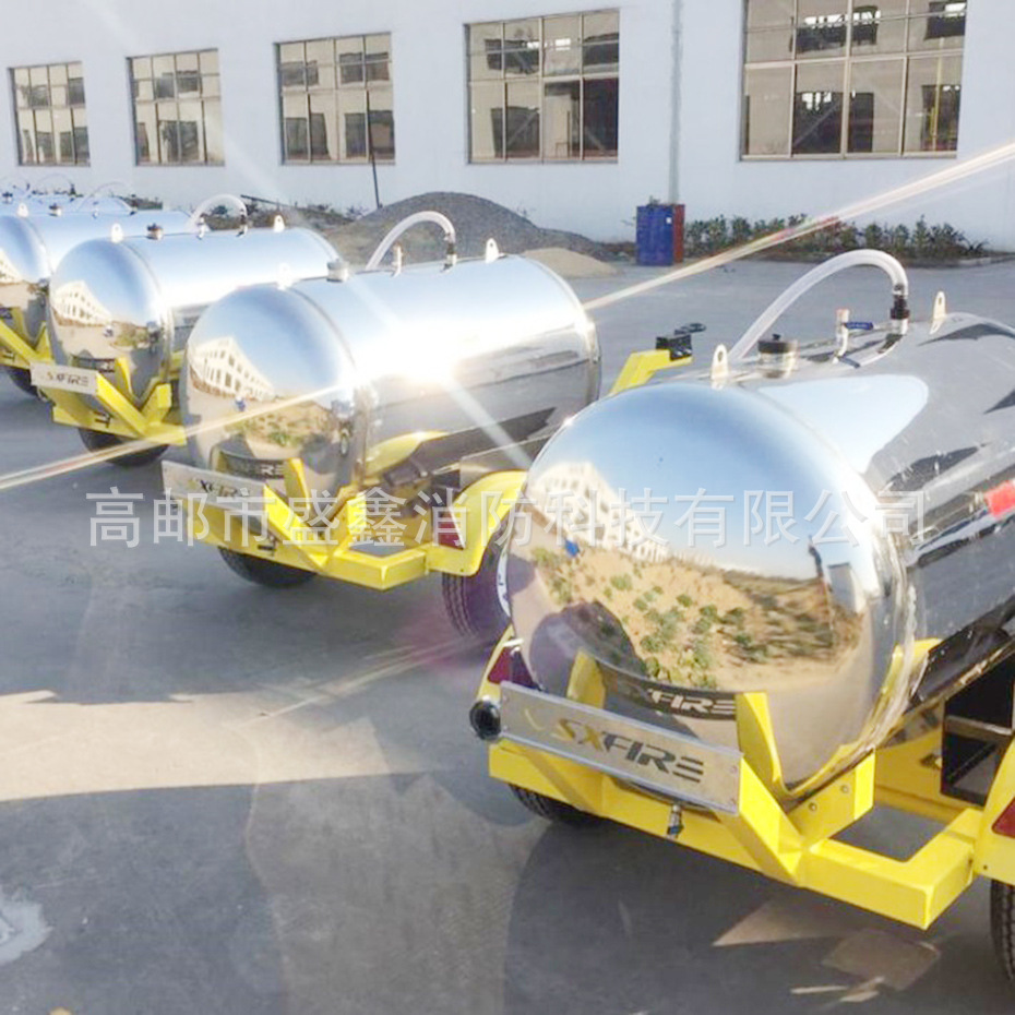 不锈钢移动式泡沫罐PY8/1000L挂车半固定式泡沫灭火装置PY8-300-阿里巴巴